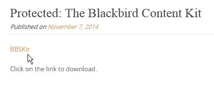 Installing the Blackbird Content Kit | Blackbird Solutions Inc.